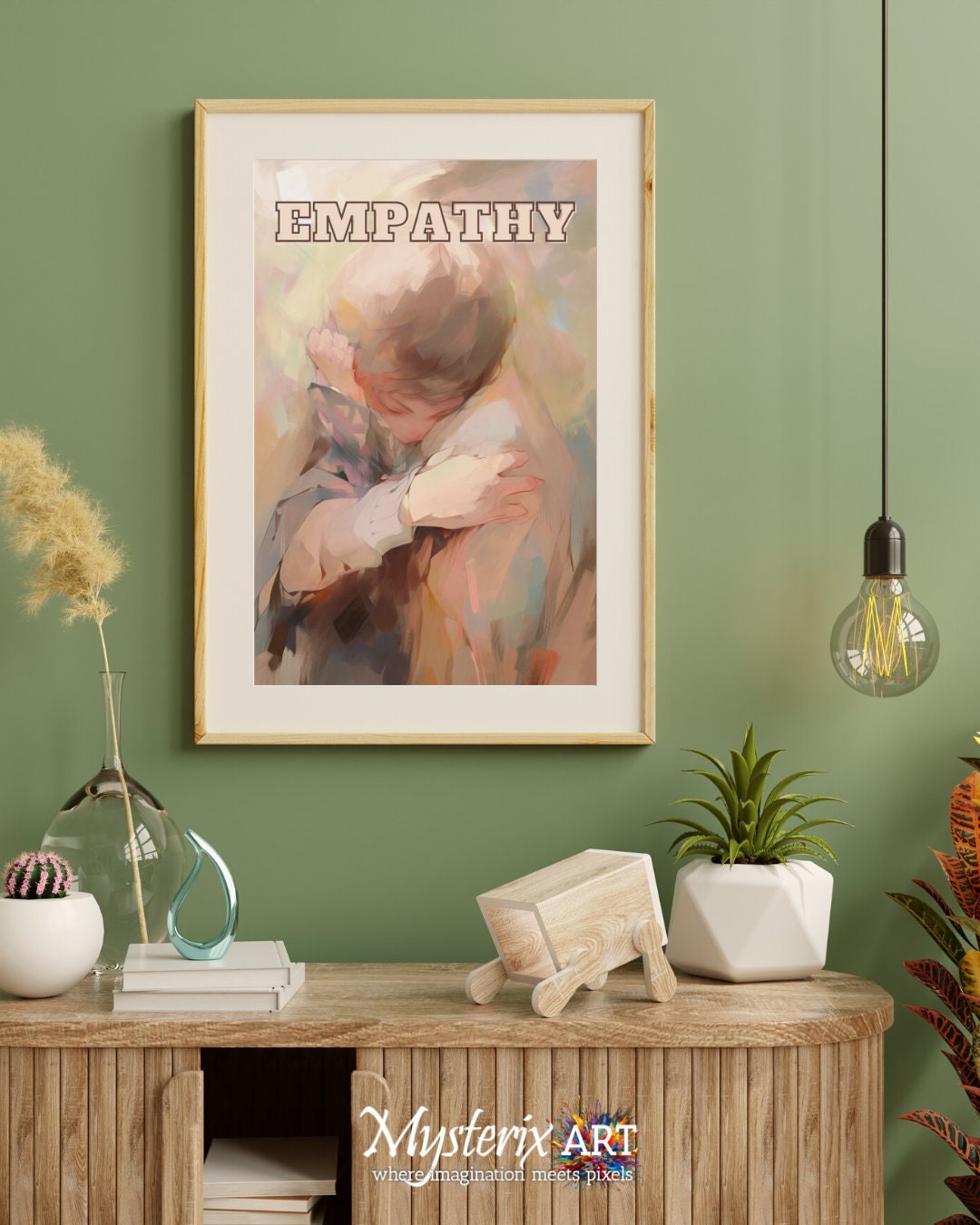 Empathy Poster, Compassion Art Print, Inspirational Wall Art, Inspiring ...