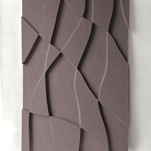 Textured 3D Geometric Wall Art - Modern Abstract Relief Sculpture - Etsy