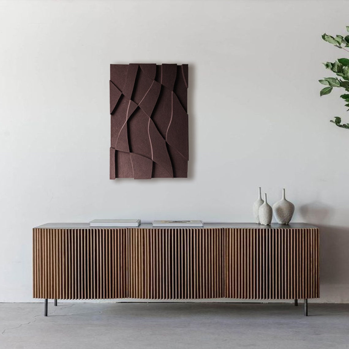 Textured 3D Geometric Wall Art Modern Abstract Relief Sculpture - Etsy