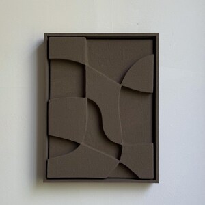 Buy Textured Plaster Wall Art - Modern Geometric Sculpture - Abstract ...