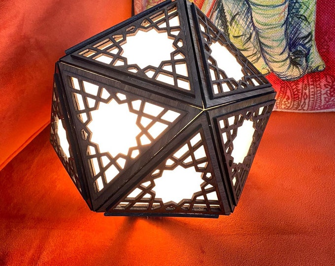 12 Sided Shadow Lamp , Creates Beautiful Art for Any Room - Etsy