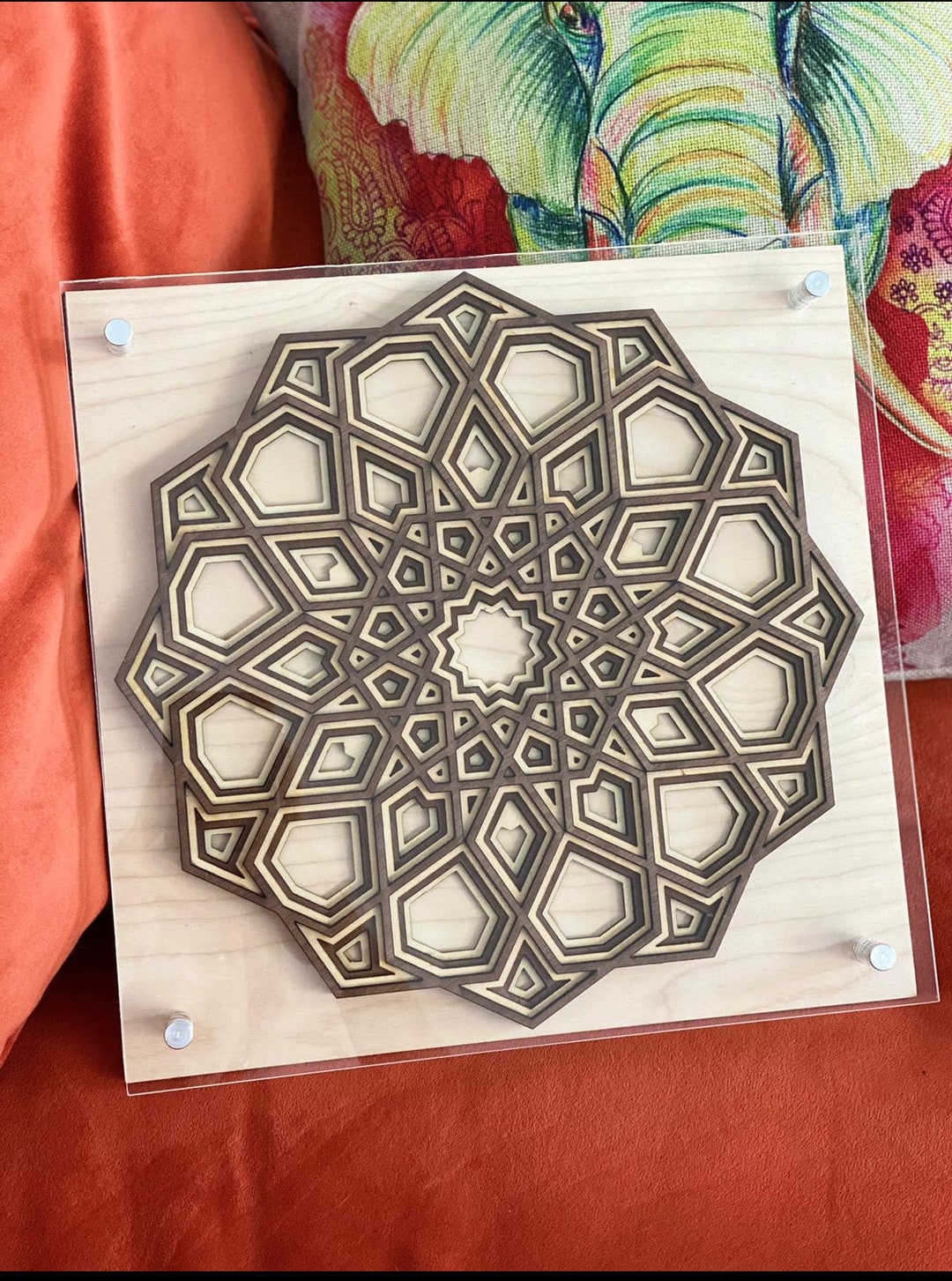 Geometric Patten Wall Frame - Etsy