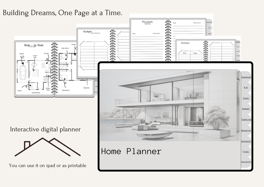 Easy Home Design Digital Interactive Home Planner for Effortless ...