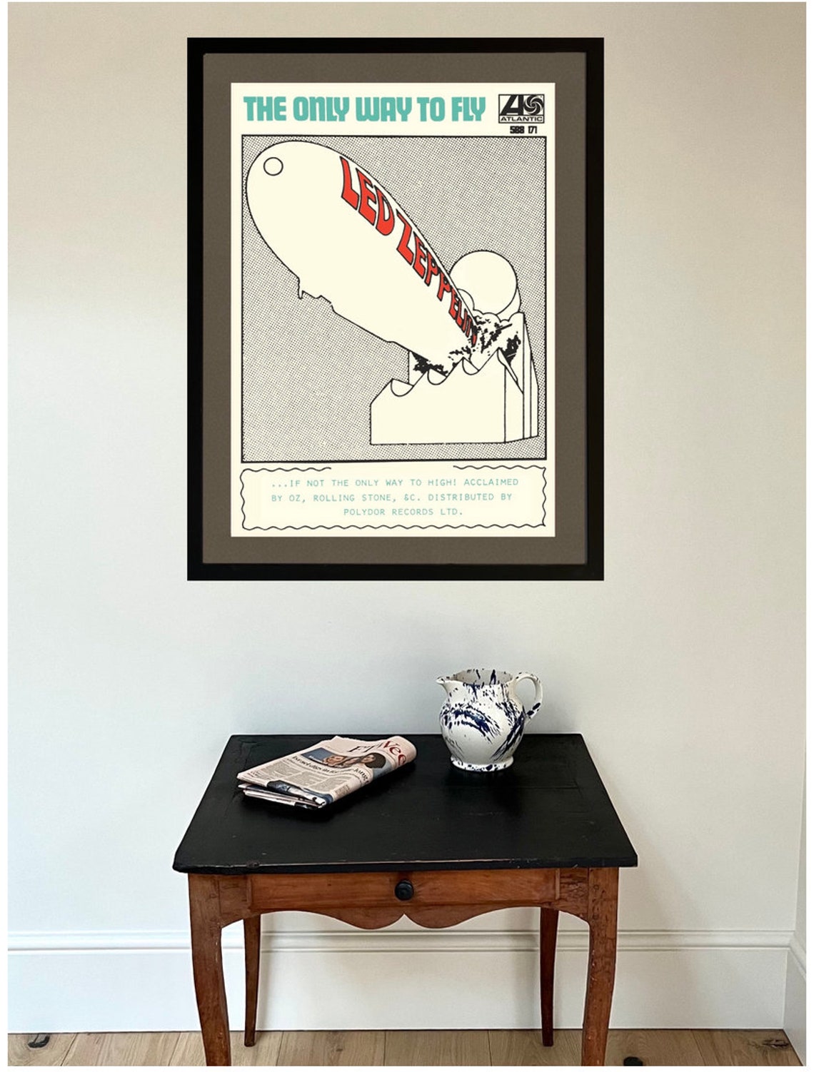 Led Zeppelin 1st LP Debut LP Promo Poster Limited A2 Art Poster - Etsy