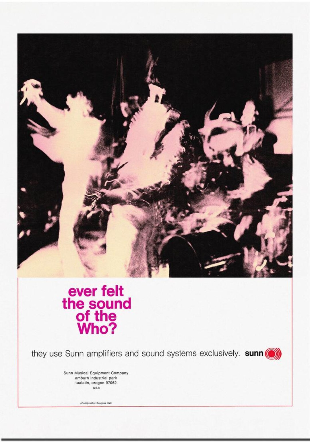 THE WHO - Sunn Amps - Promo Poster - A1 Poster - Etsy