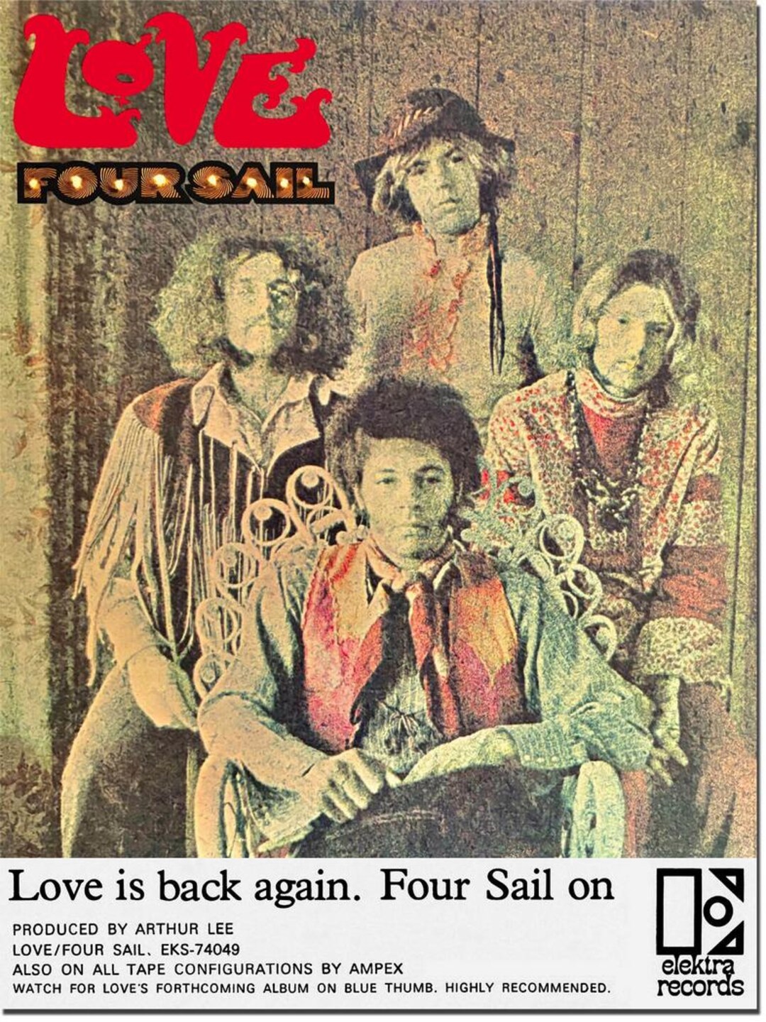 LOVE - Four Sail - Promo Poster - A2 Poster - Psych - Etsy