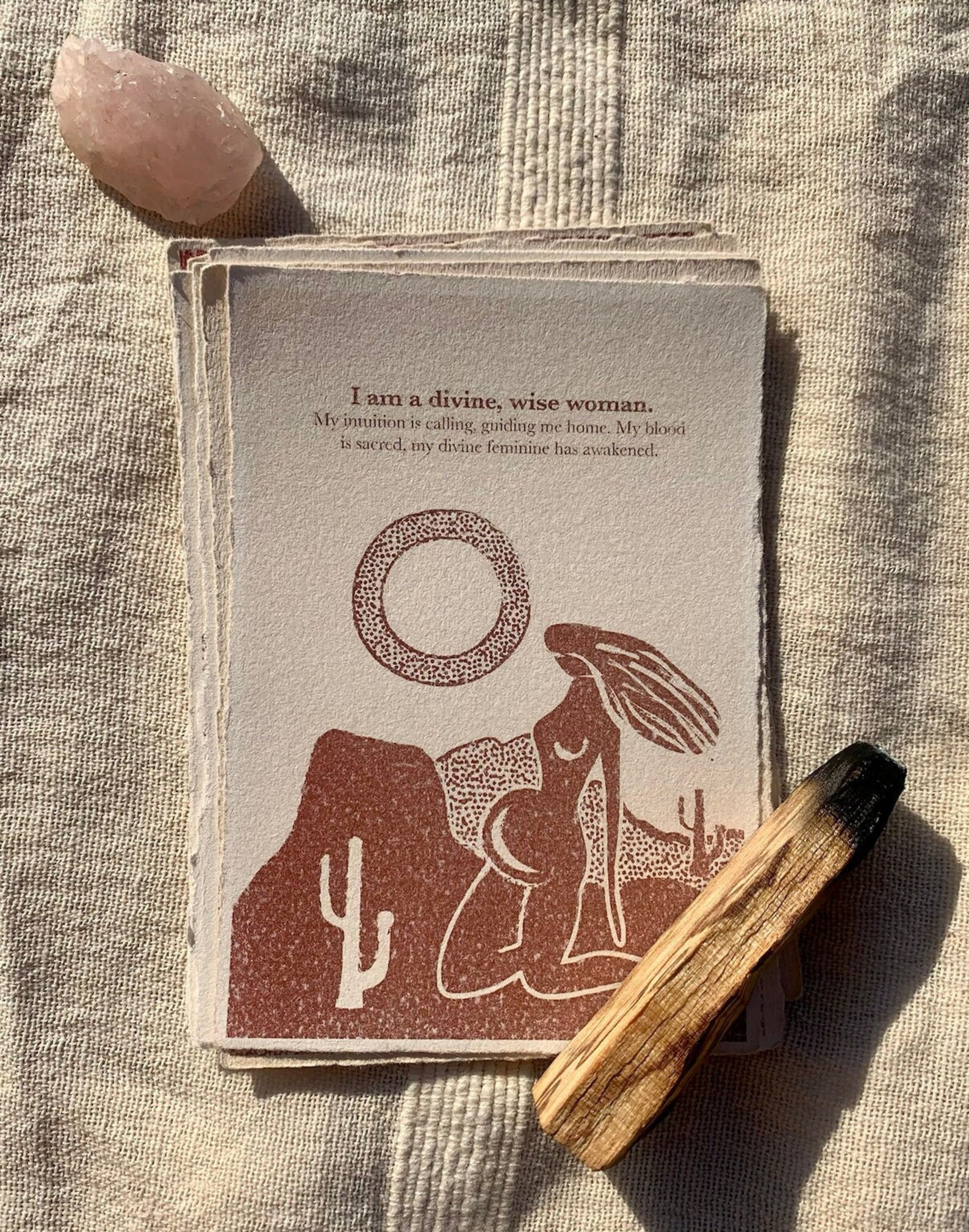 Mantra Meditation & Affirmation Cards: I Am a Divine Wise Woman - Etsy