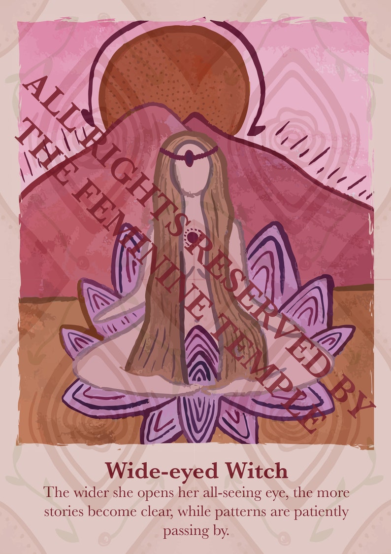 Goddess Affirmation Cards: White Witch - Etsy