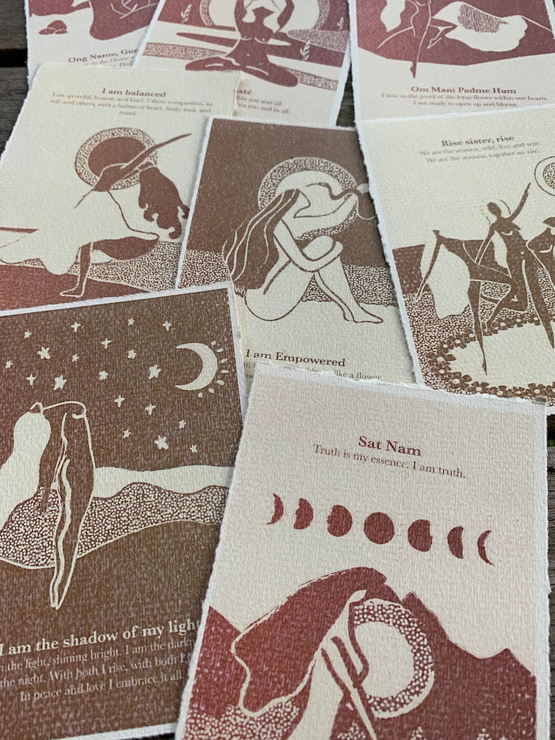 Goddess Affirmation Cards - Etsy