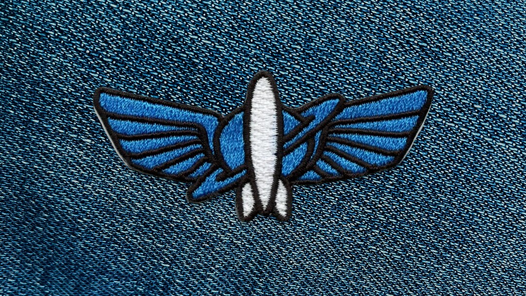 Space Ranger Wings Badge Patch Embroidered Iron-on Emblem Astronaut ...
