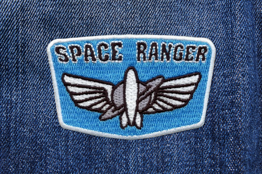 Space Ranger Badge Patch Movie Wings Embroidered Iron-on Movie Wings ...