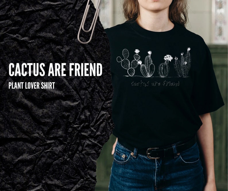 Cactus Are Friend, White Cactus Present With Text, PNG 4,500x5,400 ...