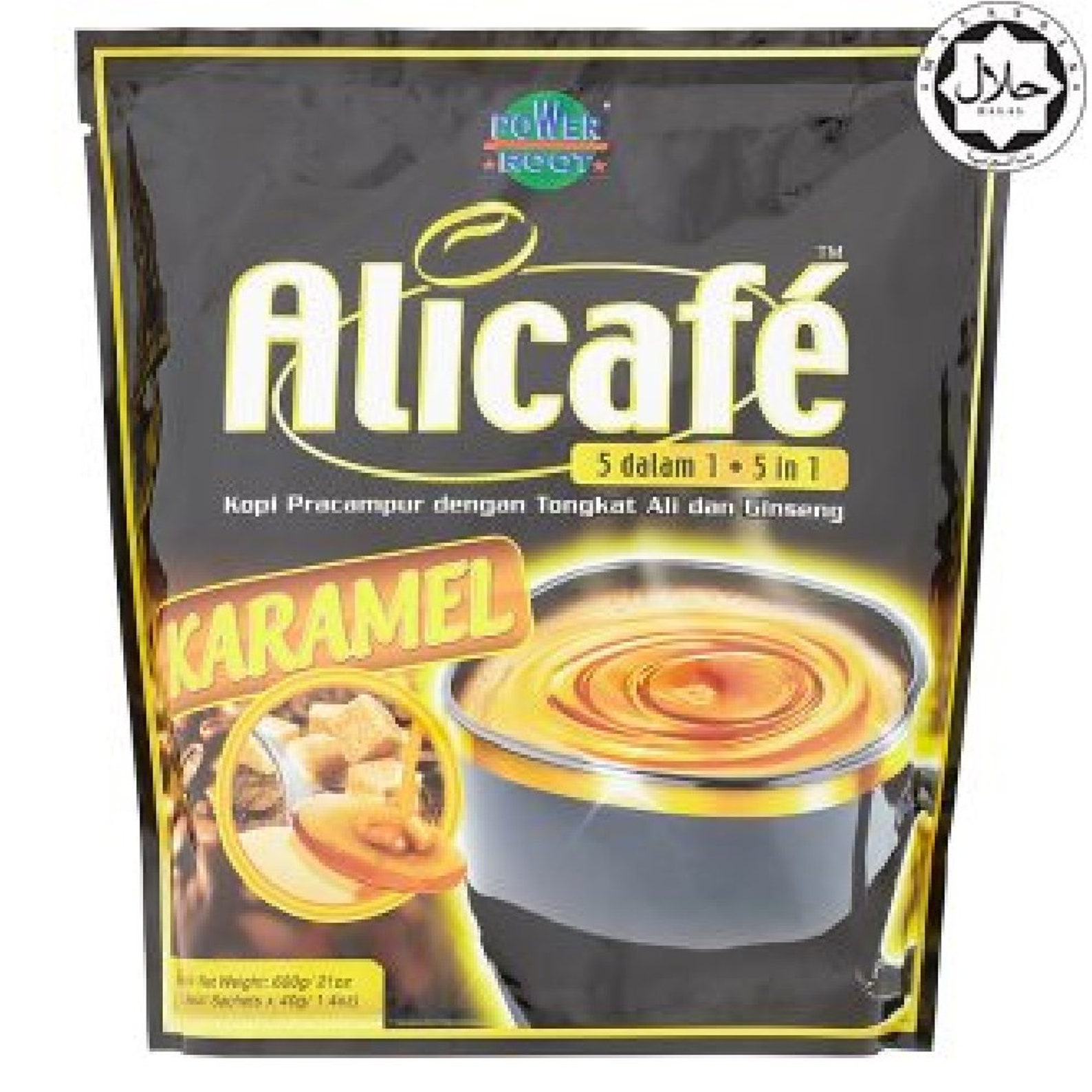 Power Root Alicafé 5 in 1 Tongkat Ali Instant Coffee 450g/600g - Etsy