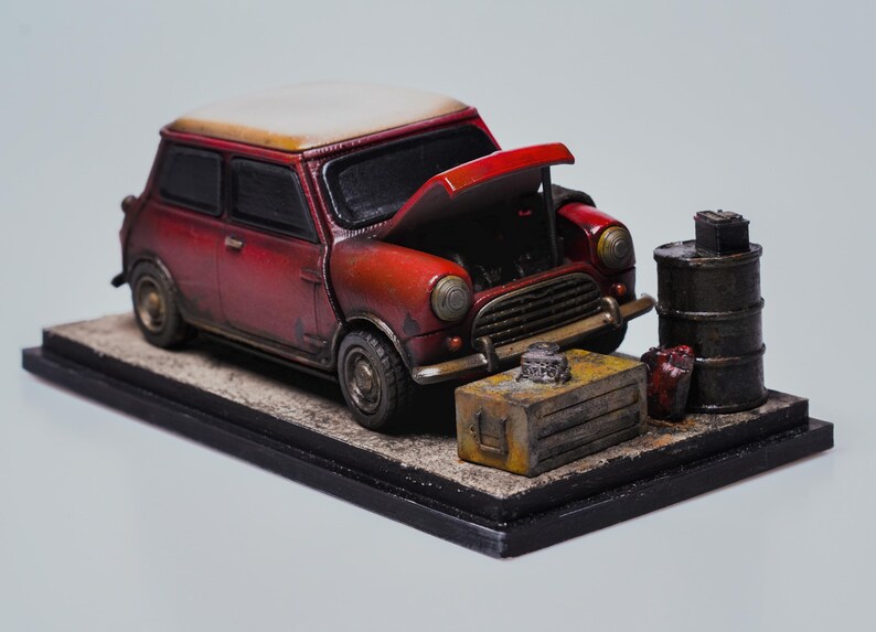 Mini Cooper "garage" - Edition 99 Pieces Scale 1:24 - Etsy