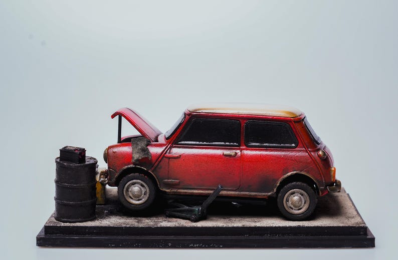 Mini Cooper "garage" - Edition 99 Pieces Scale 1:24 - Etsy