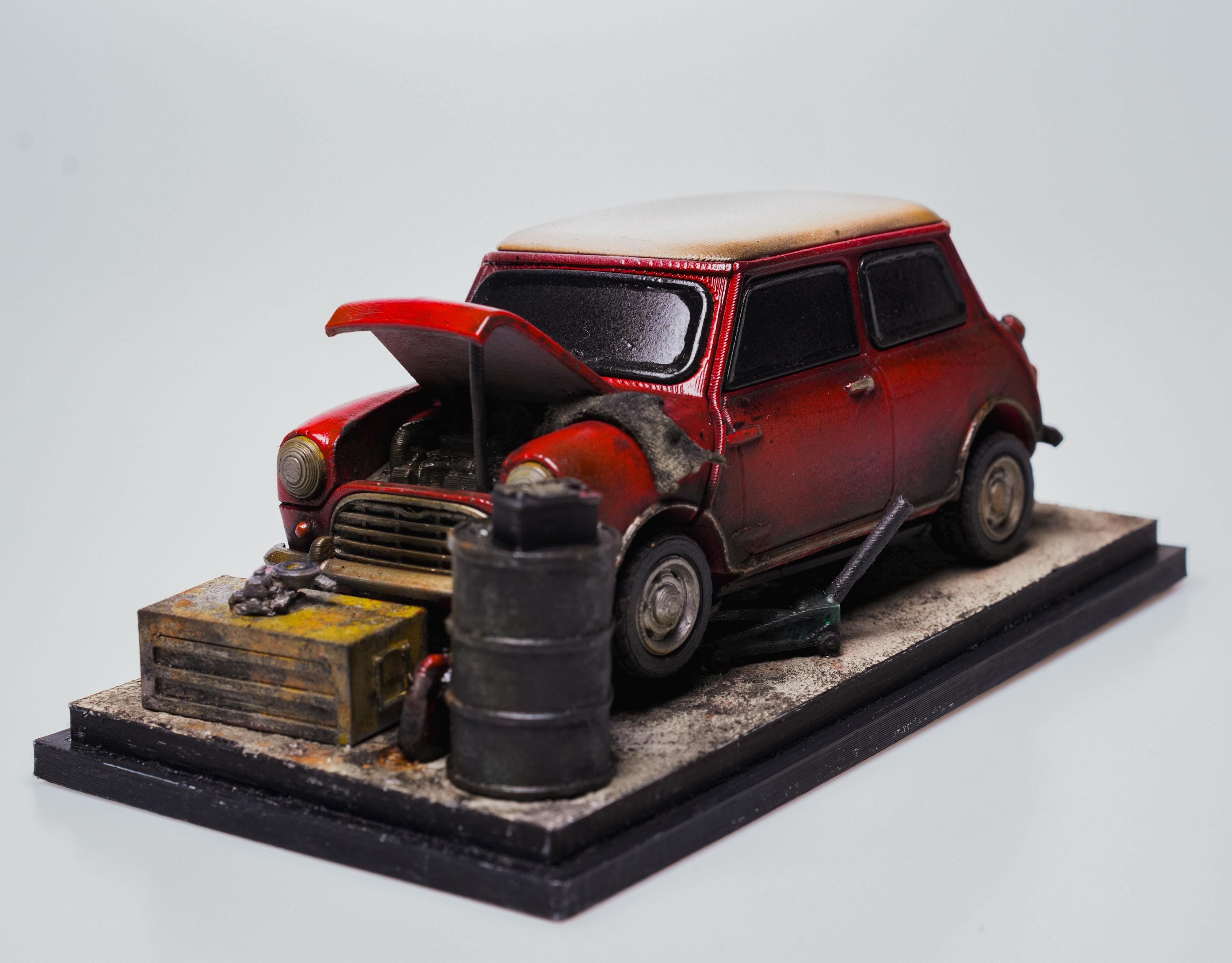 Mini Cooper "garage" - Edition 99 Pieces Scale 1:24 - Etsy