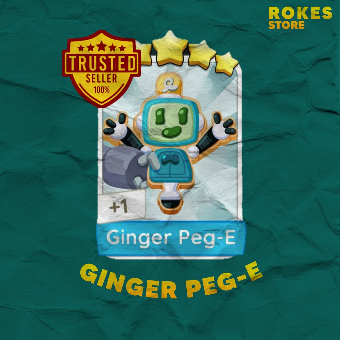 Monopoly Go Sticker Ginger Peg-e - Etsy