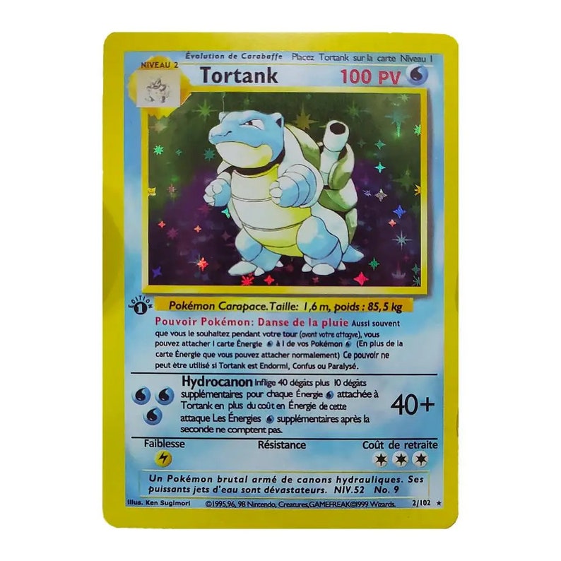 3 Card Bundle French Charizard, Venusaur & Blastoise Holo 1st Edition ...
