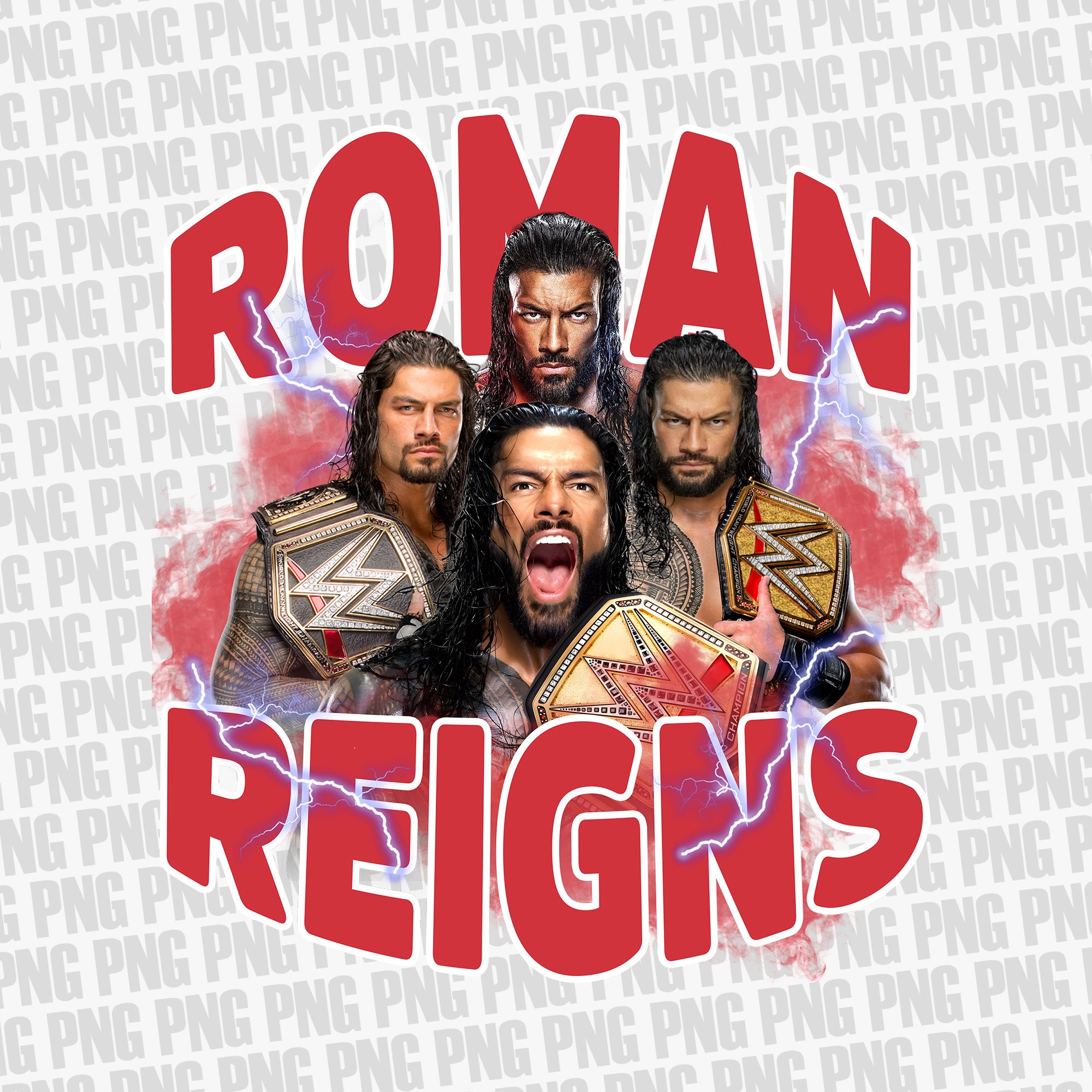 Roman Reigns T Shirt Design PNG Instant Download Roman Reigns Fan ...
