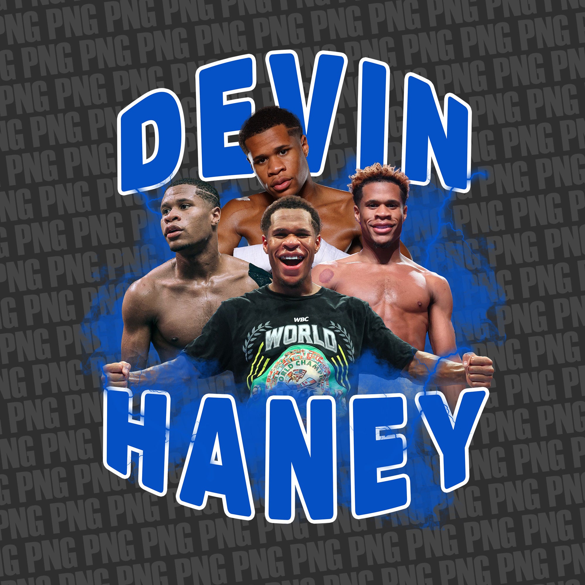 Devin Haney T Shirt Design PNG Instant Download Devin Haney Fan Tshirt ...