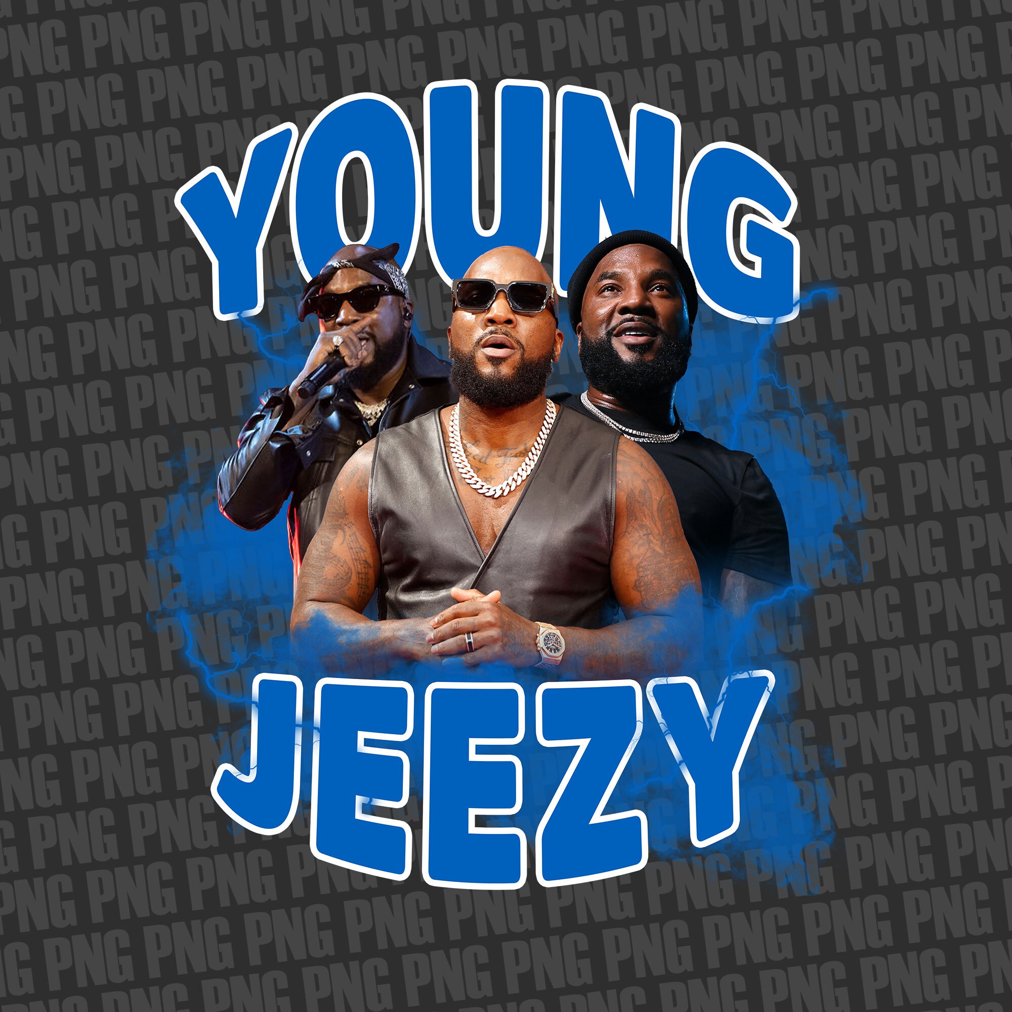 Young Jeezy T Shirt Design PNG Instant Download Young Jeezy Fan Tshirt ...