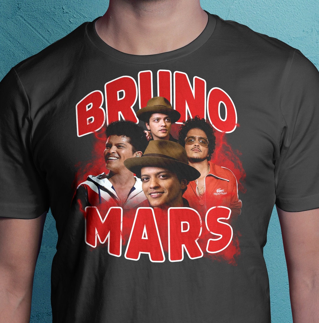 Bruno Mars T Shirt Design PNG Instant Download Bruno Mars Fan Tshirt ...