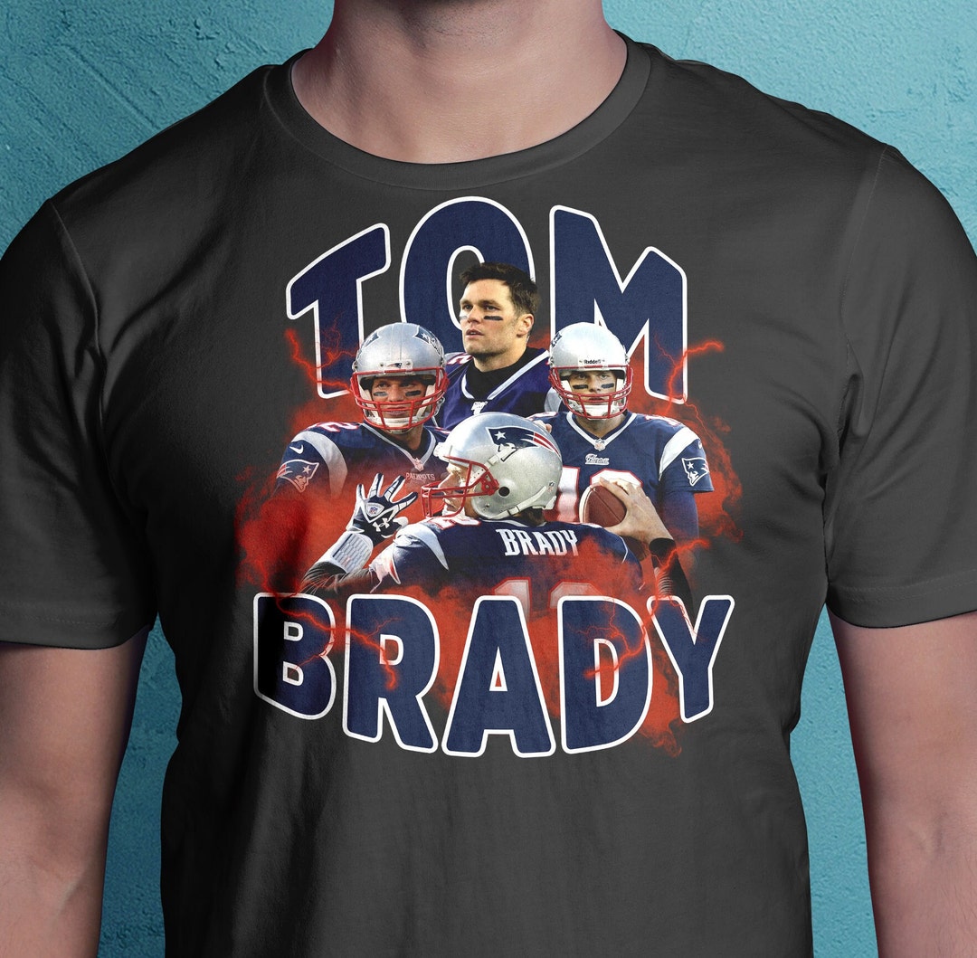 Tom Brady T Shirt Design PNG Instant Download Tom Brady Fan Tshirt ...