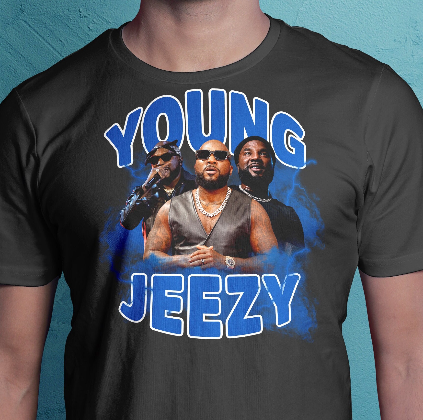 Young Jeezy T Shirt Design PNG Instant Download Young Jeezy Fan Tshirt ...