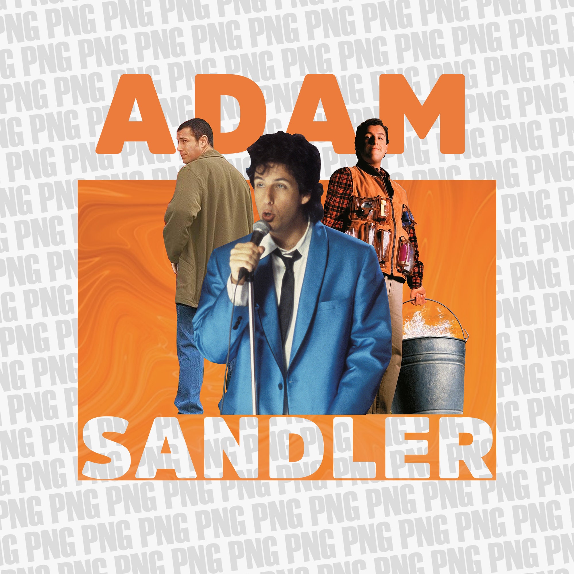 Adam Sandler T-shirt Design PNG Adam Sandler Hoodie & Sweatshirt Adam ...