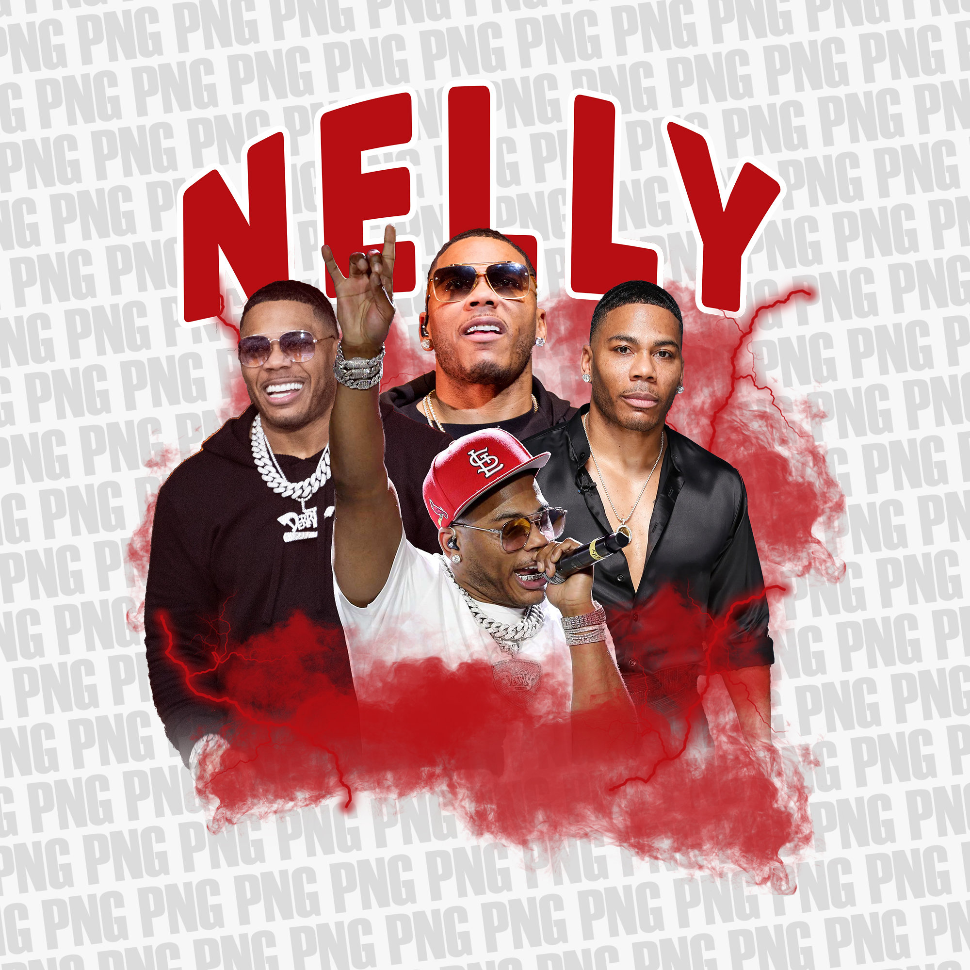 Nelly T Shirt Design PNG Instant Download Nelly Fan Tshirt Design PNG ...