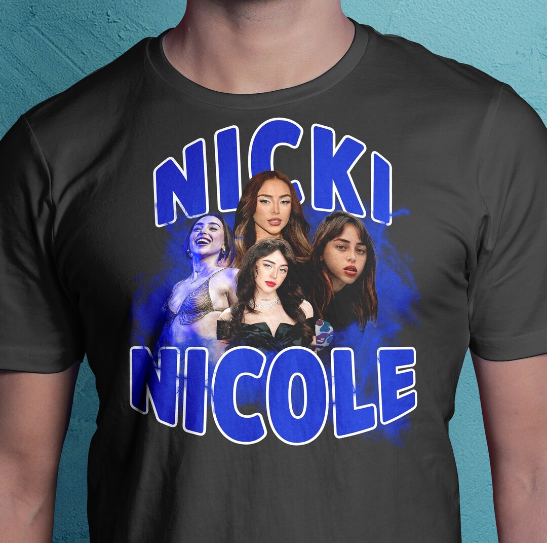 Nicki Nicole T Shirt Design PNG Instant Download Nicki Nicole Fan ...