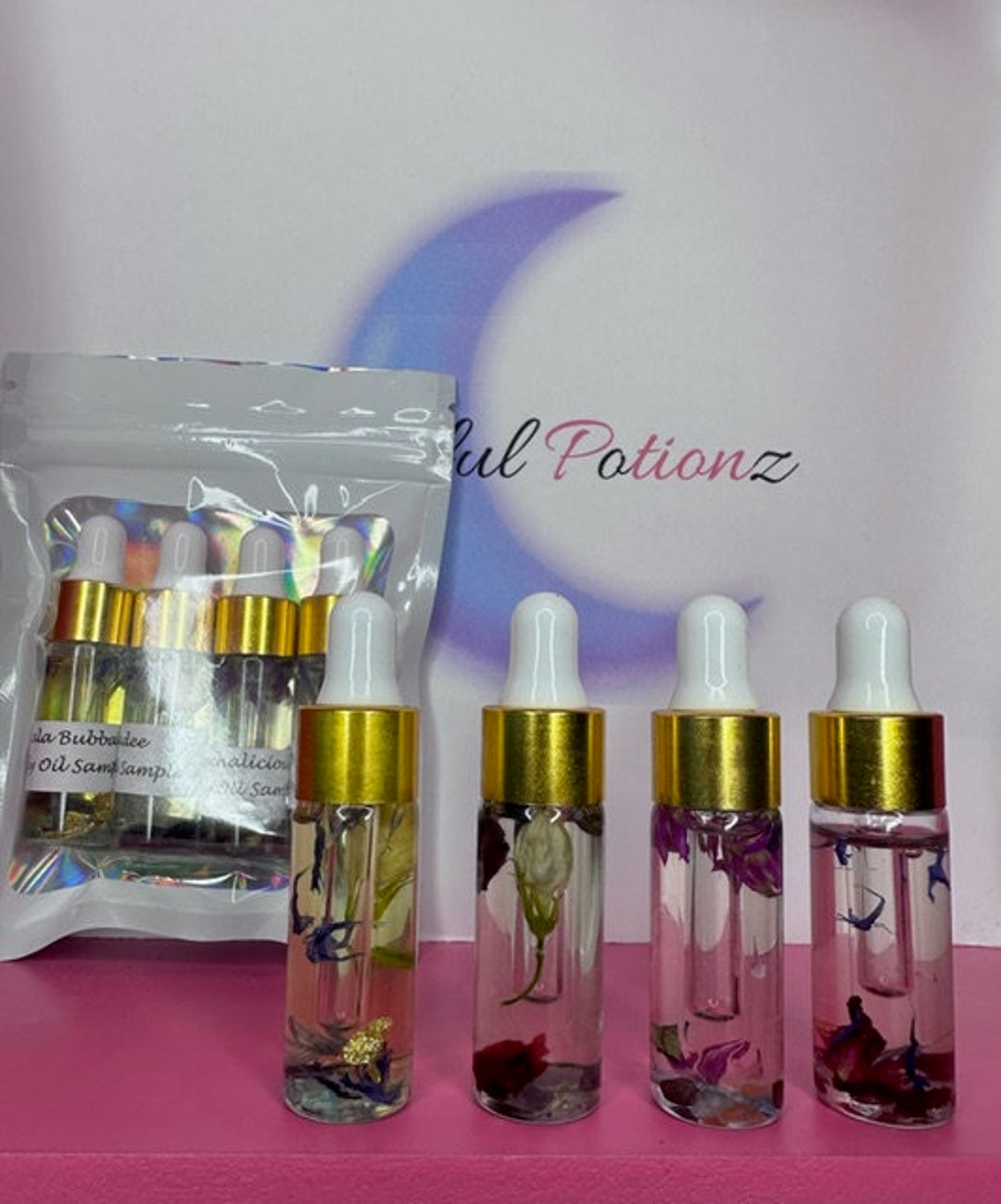 Infused Body Oils Sample Pack NO. 1 - Etsy
