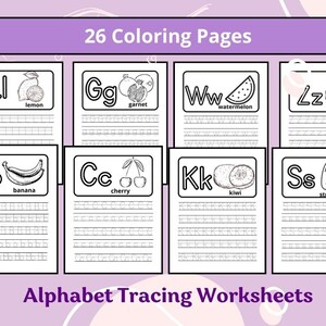 Preschool Kindergarten Learning Bundle Printable Activity Worksheets 26 ...