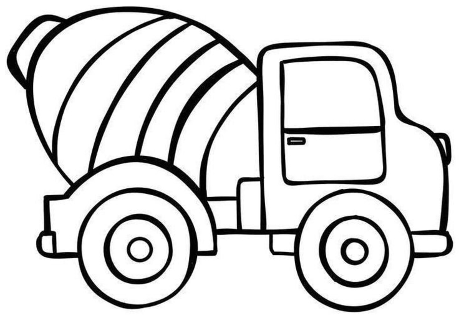 Coloring Pages Transport Pdf, Easy Coloring Pages for Kids Toddlers ...