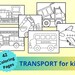 Coloring Pages Transport Pdf, Easy Coloring Pages for Kids Toddlers ...