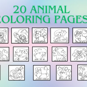 Coloring Pages With Animals PDF Coloring Pages With Animals for ...