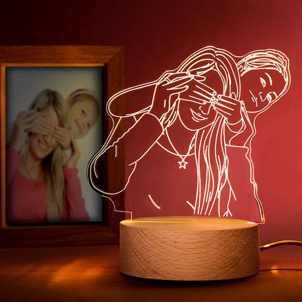 Anniversary Gifts Custom 3D Photo Lamp Personalized Night Light - Etsy