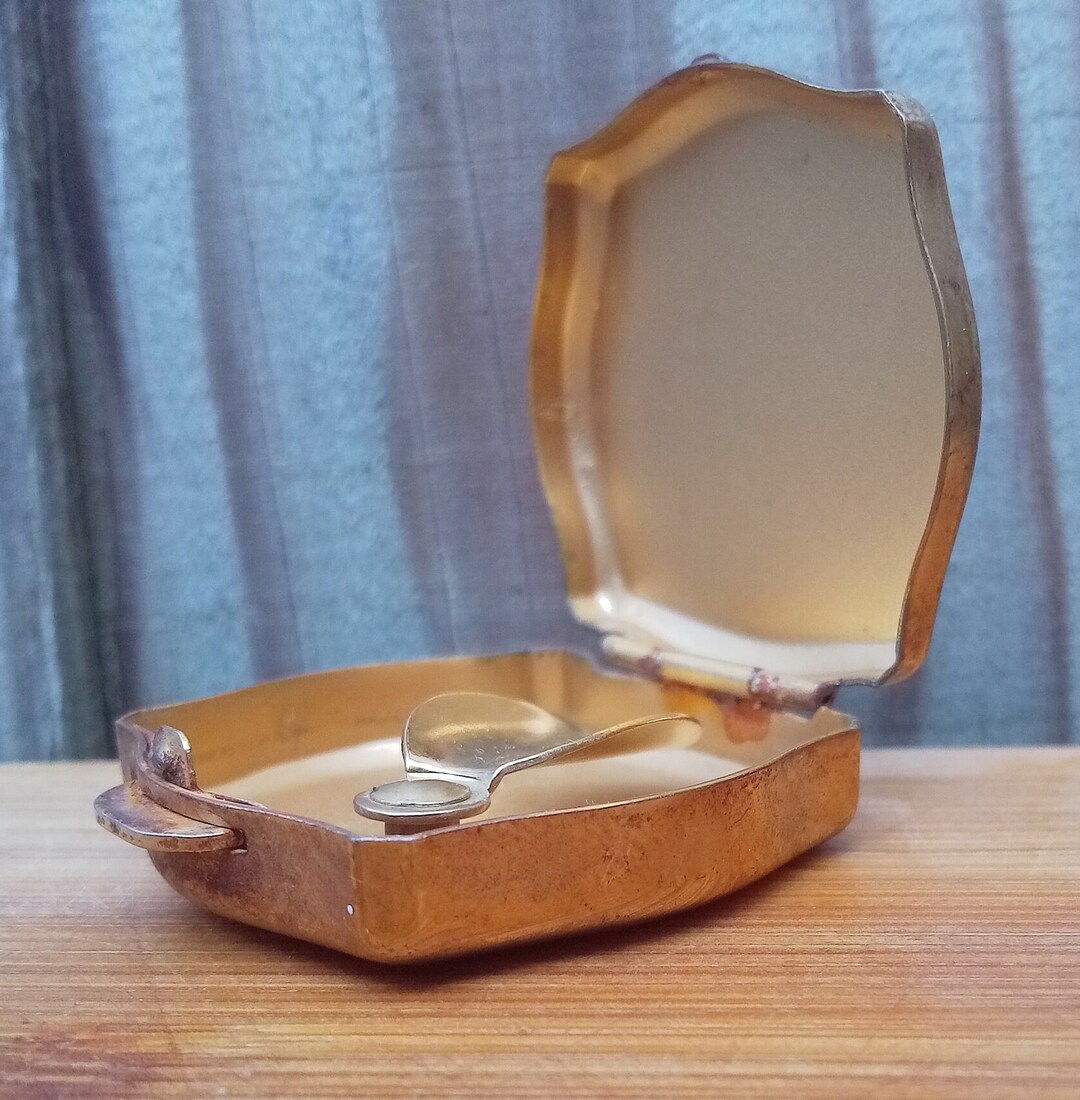 Vintage Pocket Ashtray Compact Portable Stratton Mini Ladies Handbag ...