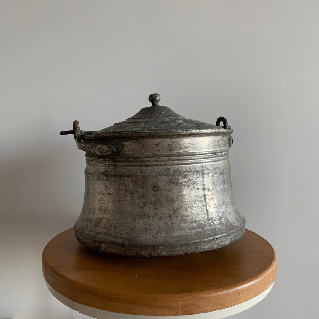 19th Century Copper Cauldron Hand-hammered Antique Fireplace - Etsy