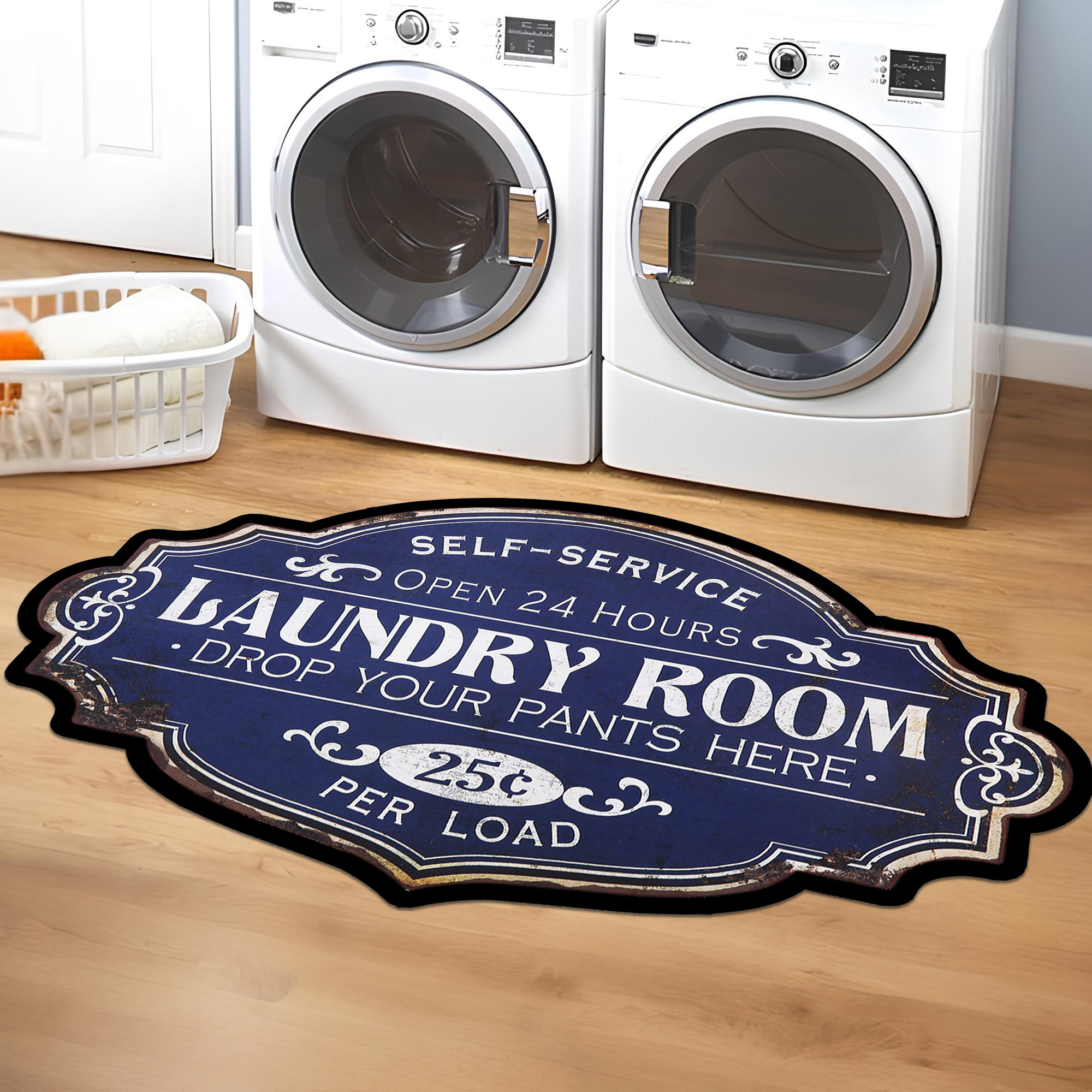 Laundry Room Rug, Laundry Rug, Machine Washable Rug,non-slip Rug ...