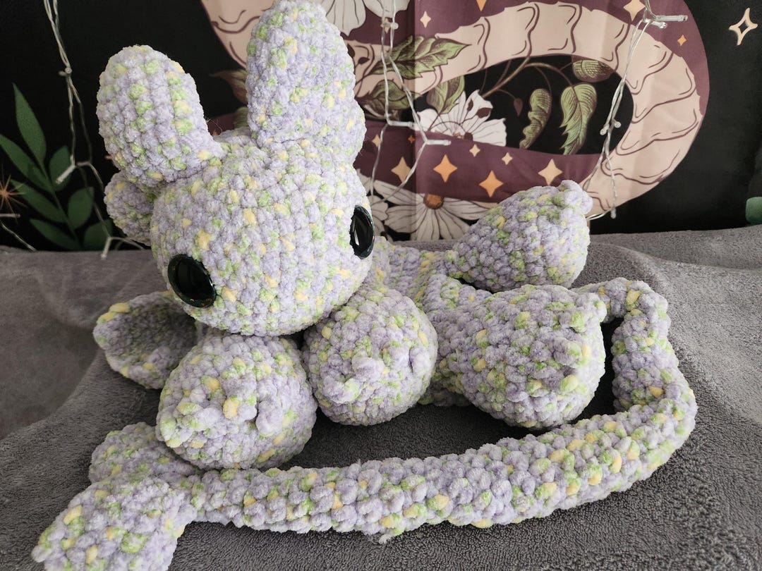 Violet the Flower Fury | Night Fury | Dragon | Snuggler | Crochet - Etsy