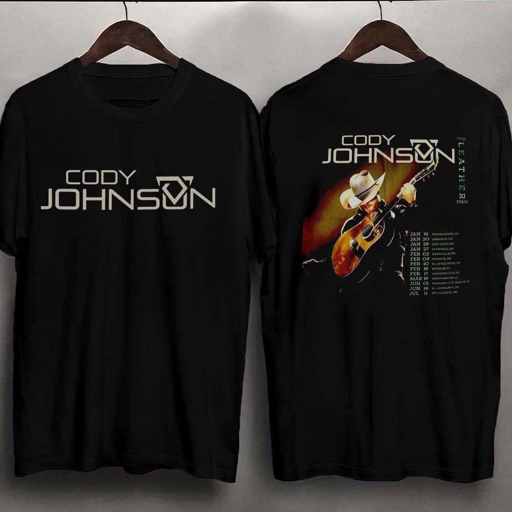 Cody Johnsonn The Leather Tour 2024 Shirt, Cody Johnsonn Concert 2024 ...