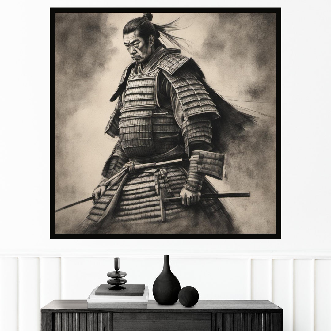 Japanese Samurai Wall Picture, Samurai Picture, Japanese Samurai ...