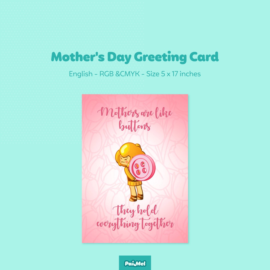 Mother's Day Greeting Card Mom Printable Card Mother Gift Card for Mom ...