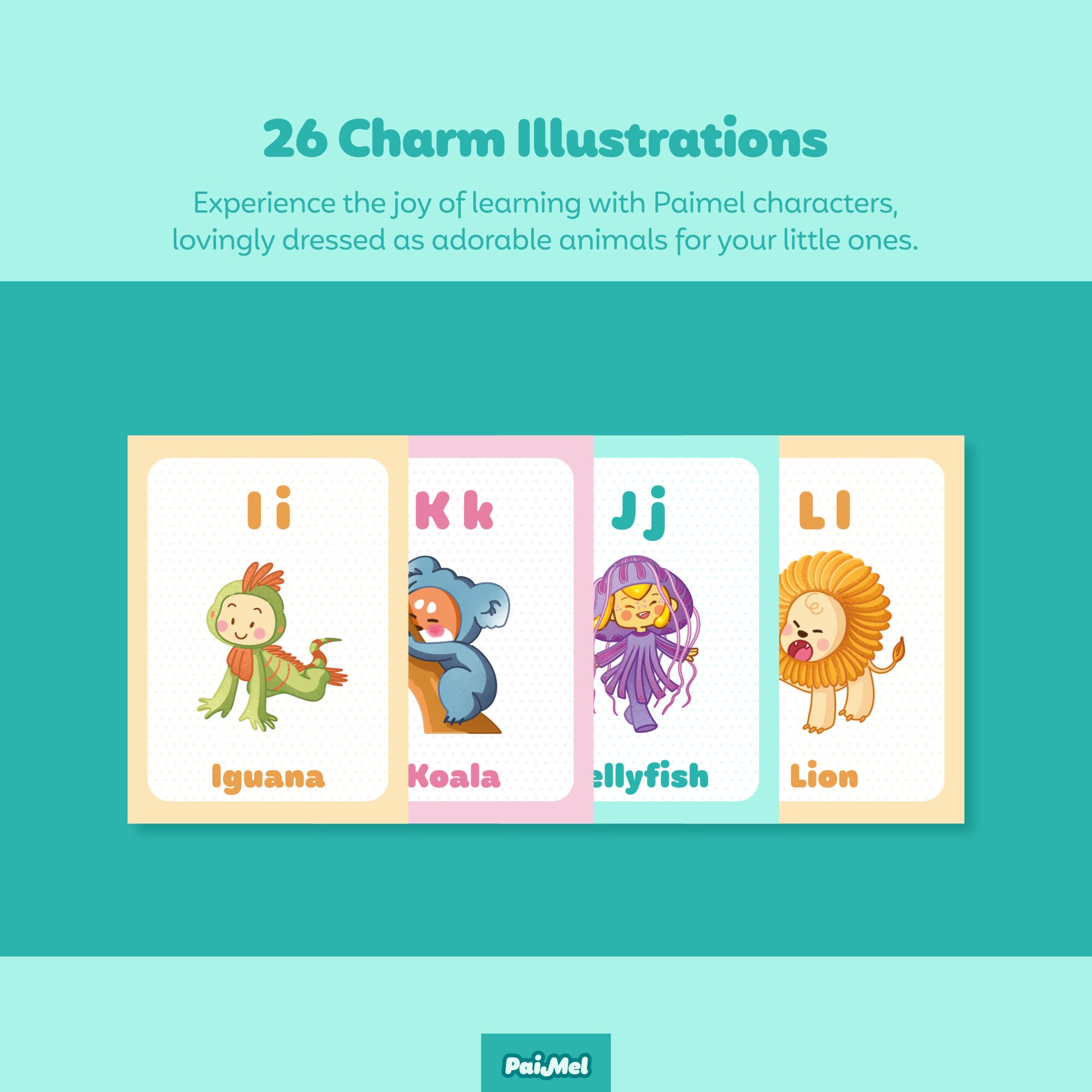 Printable Animal Alphabet Flash Cards, Preschool Learning Activities ...