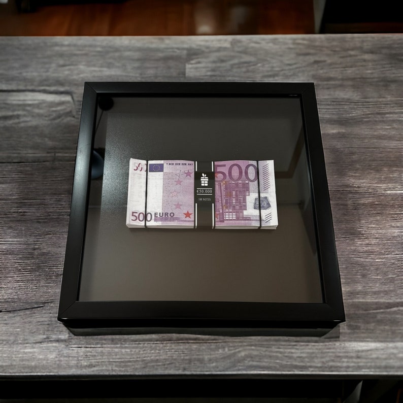 Luxury Framed Money Art, Replica Money Art, Prosperity Symbol, Unique ...