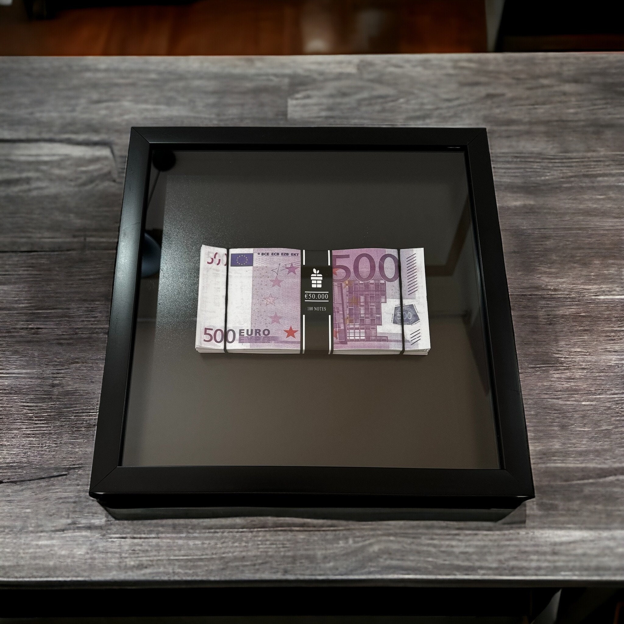 Luxury Framed Money Art, Replica Money Art, Prosperity Symbol, Unique ...