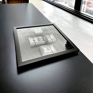 Luxury Framed Money Art, Replica Money Art, Prosperity Symbol, Unique ...