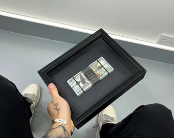 Luxury Framed Money Art, Replica Money Art, Prosperity Symbol, Unique ...