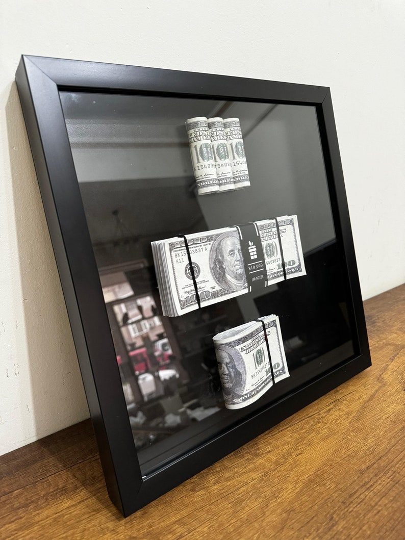 Luxury Framed Money Art, Replica Money Art, Prosperity Symbol, Unique ...